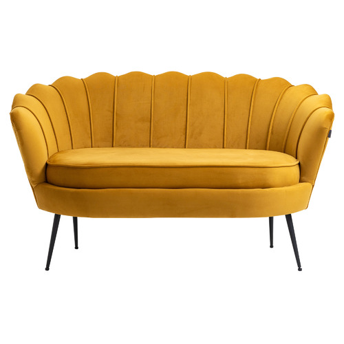 CoraHomeLiving Shell Back 2 Seater Sofa | Temple & Webster