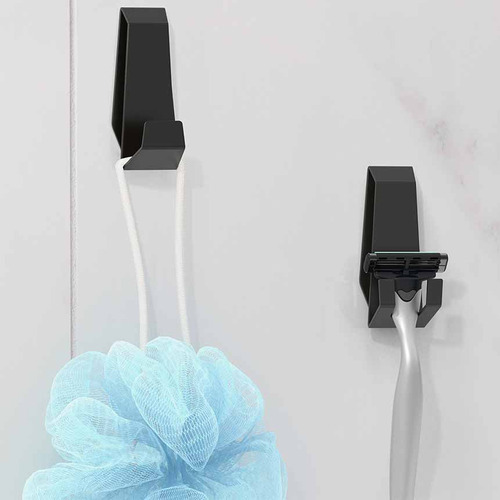 Waygrove Bathware 2 Piece Facet Stainless Steel Hook Set | Temple & Webster