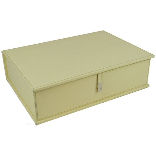 Kundra Pancho Leather Document Box | Temple & Webster