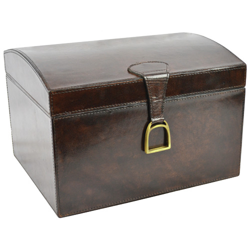 Kundra Tapper Leather Box with Stirrup & Reviews | Temple & Webster