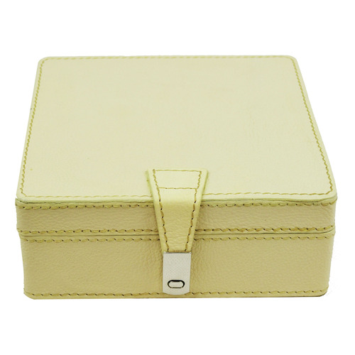 Cream Buffalo Leather Jewellery Box | Temple & Webster
