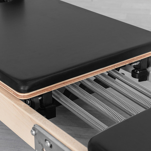 Red Star Fitness Stellar Maple Wood Pilates Reformer Bed | Temple & Webster