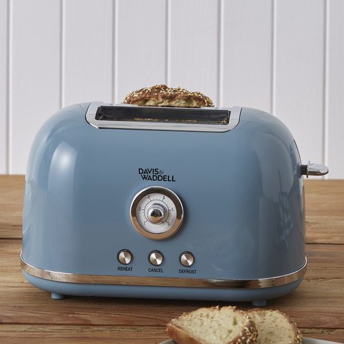 Davis & Waddell Waldorf Stainless Steel 2 Slice Toaster | Temple & Webster