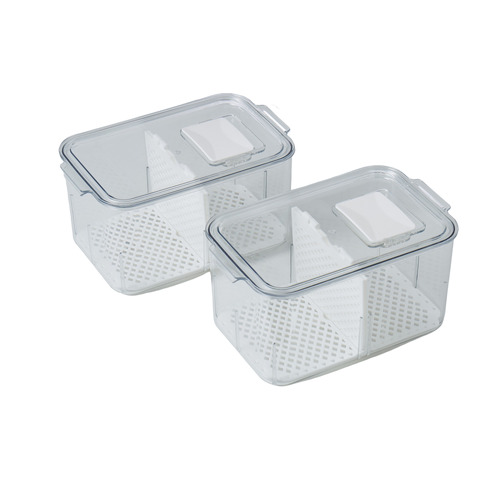 3 Piece Fridge Storage Box Set | Temple & Webster