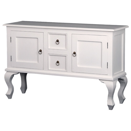 LaVerde Queen Ann 2 Door 2 Drawer Sofa Table | Temple & Webster