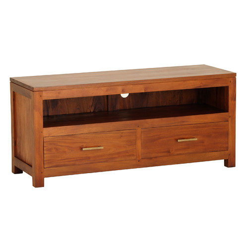 La Verde Adele 2 Drawer Low Entertainment Unit | Temple & Webster