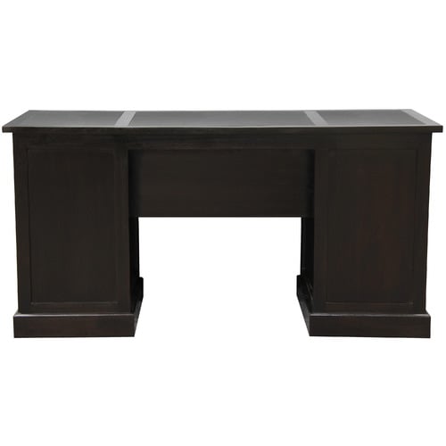 LaVerde Faux Leather-Top Office Desk | Temple & Webster