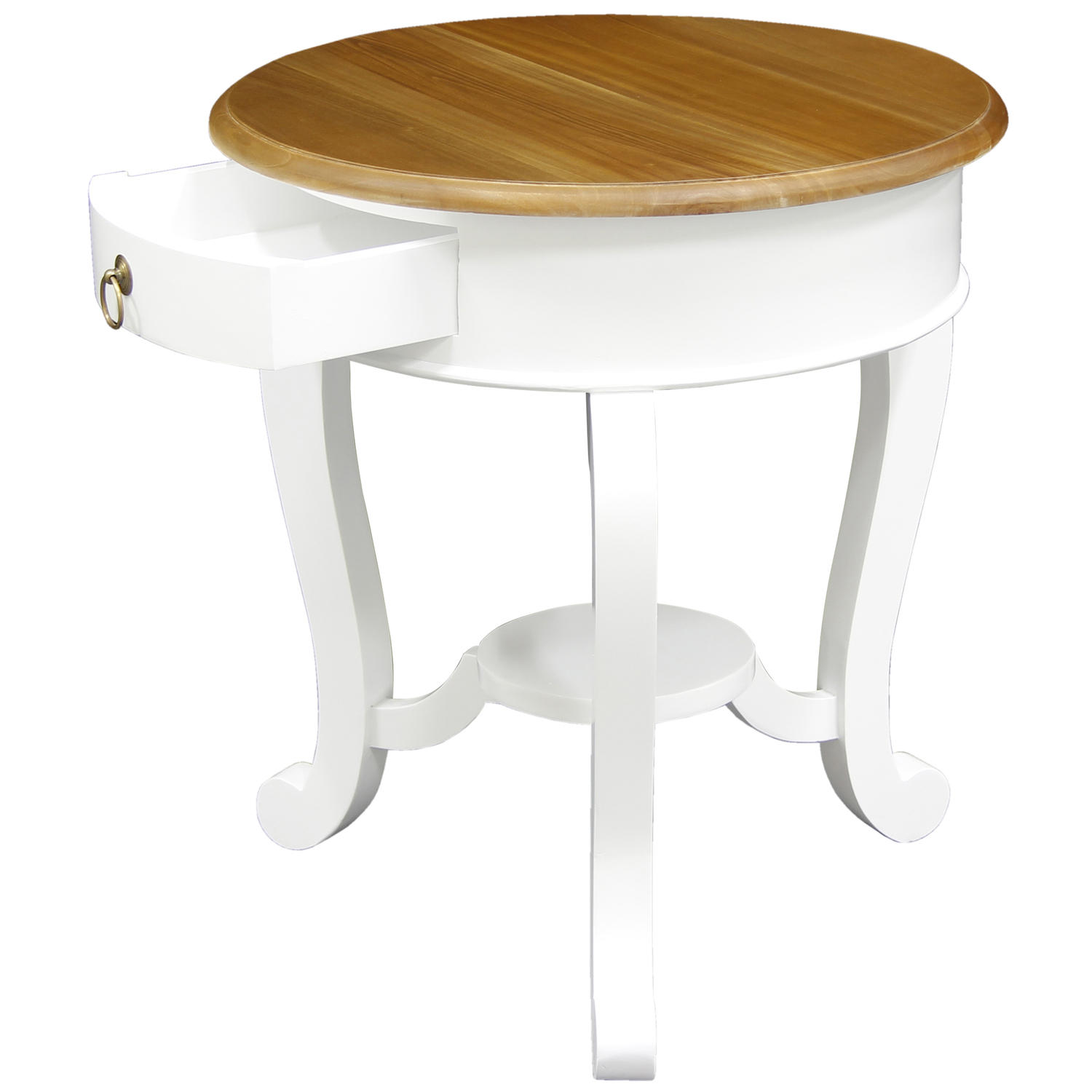 La Verde Rowan Round Lamp Table | Temple & Webster