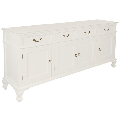LaVerde Farmhouse 4 Door 4 Drawer Buffet | Temple & Webster