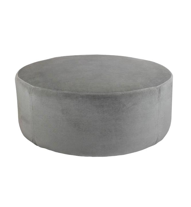 Brooklyn and Bella Large Round Ottoman | Temple & Webster