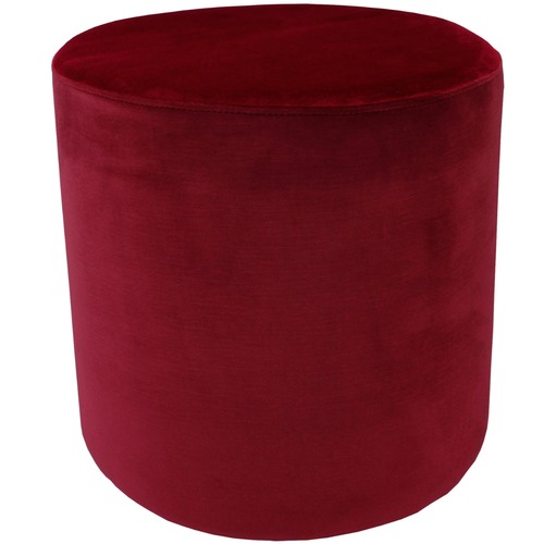 Darcy & Duke Small Velvet Ottoman | Temple & Webster
