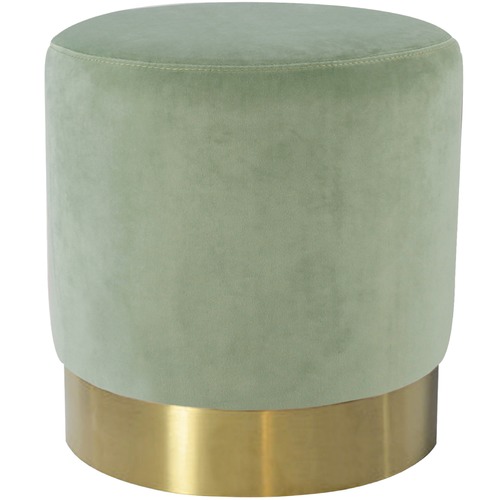 Brooklyn and Bella Small Milan Velvet Ottoman | Temple & Webster