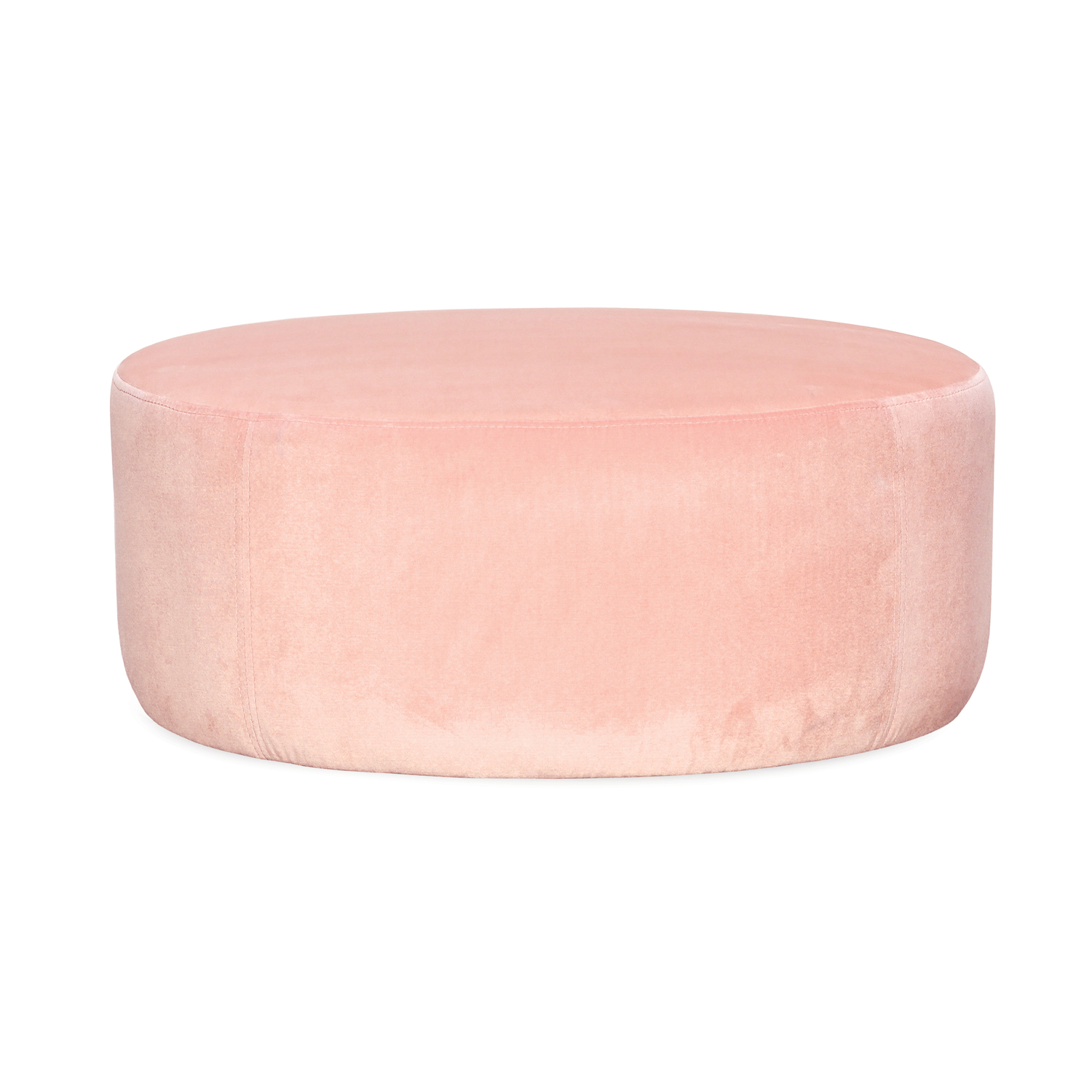 Brooklyn and Bella Large Round Ottoman | Temple & Webster