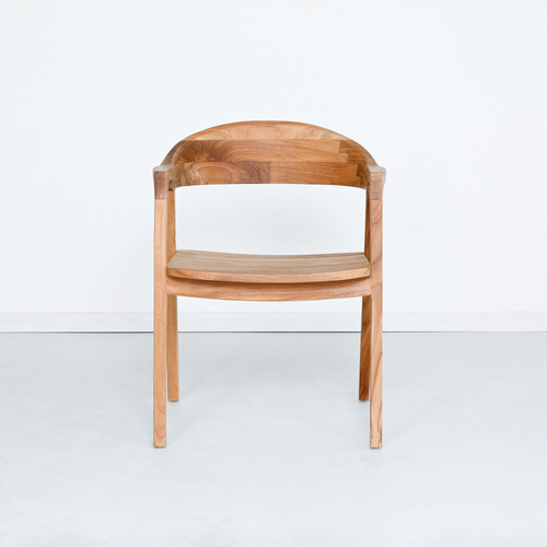 Akali Teak Wood Outdoor Dining Chair | Temple & Webster