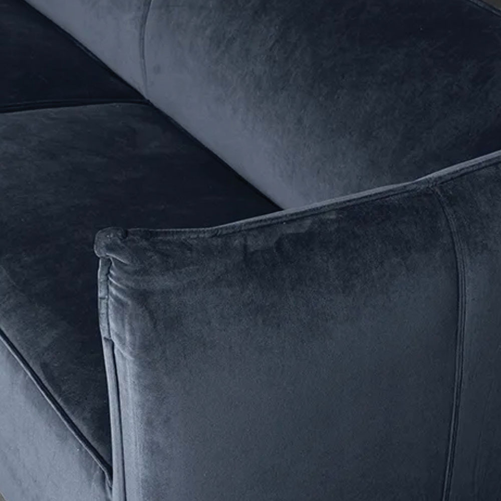 Parma 3 Seater Velvet Sofa | Temple & Webster