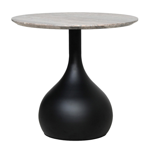 Jonas Travertine Side Table | Temple & Webster