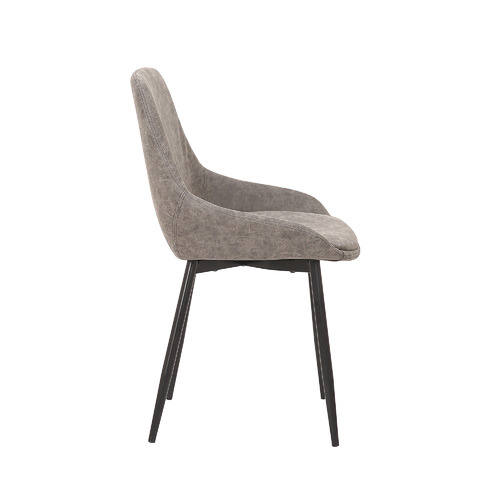 Rowland & Archibald Lance Faux Leather Dining Chairs | Temple & Webster