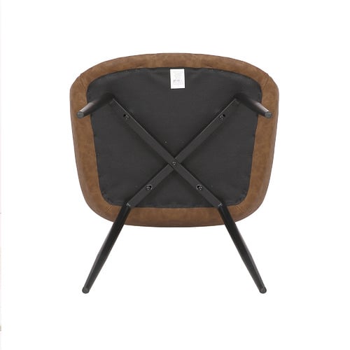 Rowland & Archibald Lance Faux Leather Dining Chairs | Temple & Webster