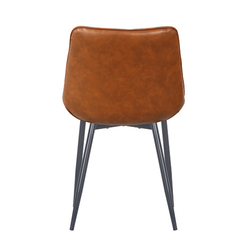 Rowland & Archibald Alucard Faux Leather Dining Chairs | Temple & Webster