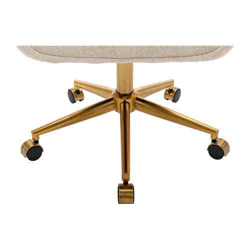 Cream Eliam Office Chair | Temple & Webster