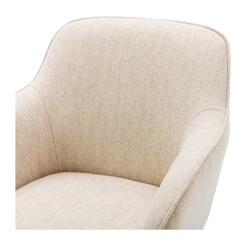Cream Eliam Office Chair | Temple & Webster