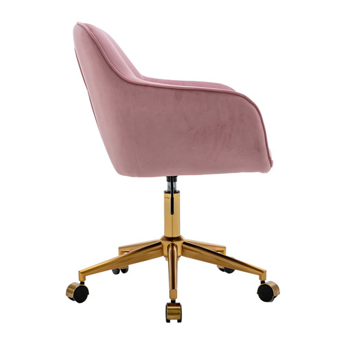 Eliam Velvet Office Chair | Temple & Webster