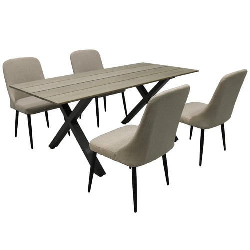 Naturally Provinicial 180cm Natural Stockton Outdoor Dining Table ...