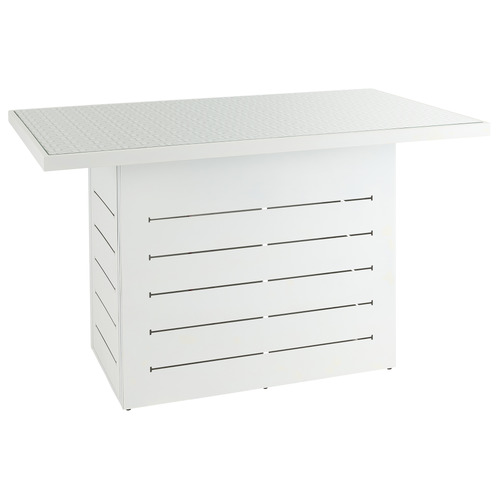 Naturally Provinicial Molly Aluminium Outdoor Bar Table | Temple & Webster