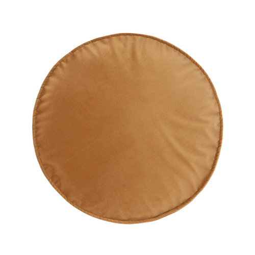 Linen House Toro Velvet Round Cushion | Temple & Webster