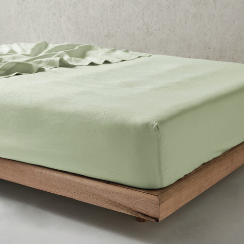 Wasabi Linen Sheet Set | Temple & Webster