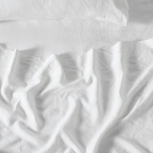 Nimes Linen Flat Sheet | Temple & Webster