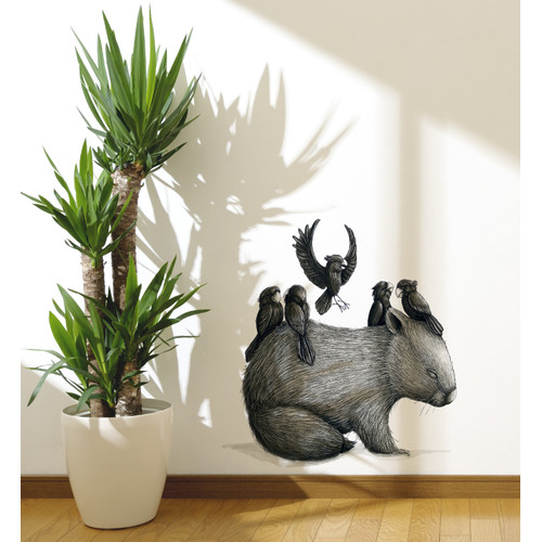 BambinoDecals Wombat 5 Cockies Wall Decal | Temple & Webster