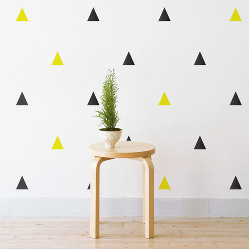 Midi Party Triangles Set Wall Decal | Temple & Webster
