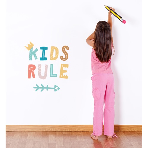 BambinoDecals All Kids Rule Wall Sticker | Temple & Webster