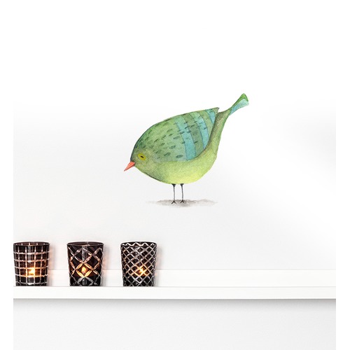BambinoDecals Green Bird Wall Sticker | Temple & Webster