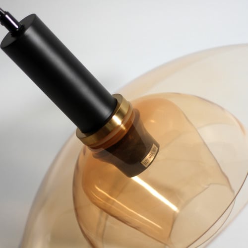 Luminea Calvert Metal & Glass Pendant Light | Temple & Webster