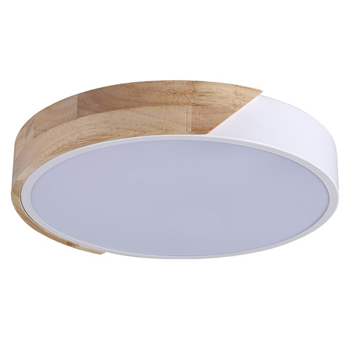 Luminea Helsinki Round LED Oyster Ceiling Light | Temple & Webster
