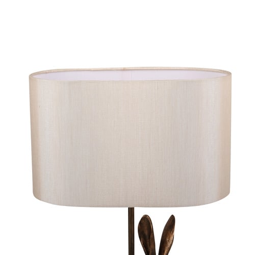 Luminea Rabbit Resin Antique Brass Table Lamp | Temple & Webster