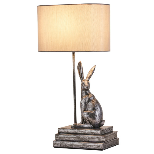 Luminea Rabbit Resin Antique Brass Table Lamp | Temple & Webster