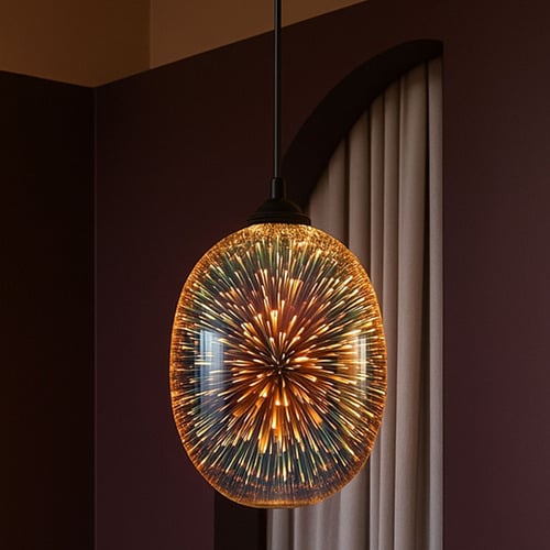 Luminea Creusot Metal & Glass Pendant Light | Temple & Webster
