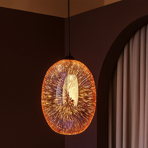 Luminea Creusot Metal & Glass Pendant Light | Temple & Webster