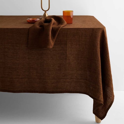 Aura By Tracie Ellis Vintage Linen Tablecloth | Temple & Webster