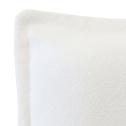 Hyde Park Home White Diablo Bedhead with Cotton Slipcover | Temple ...