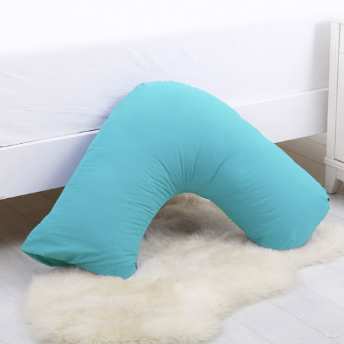 Dreamaker Plain Dyed Polycotton V-Shaped Pillowcase | Temple & Webster