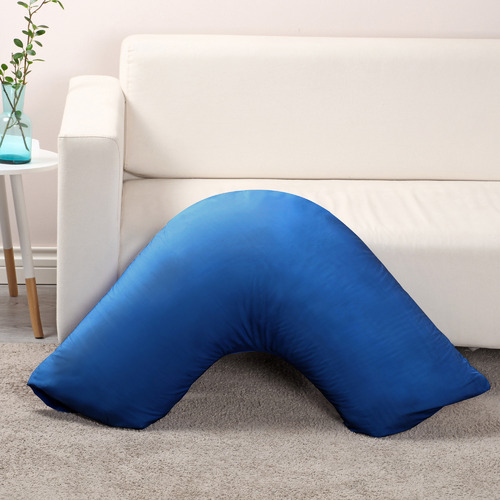 Dreamaker Plain Dyed Polycotton V-Shaped Pillowcase | Temple & Webster