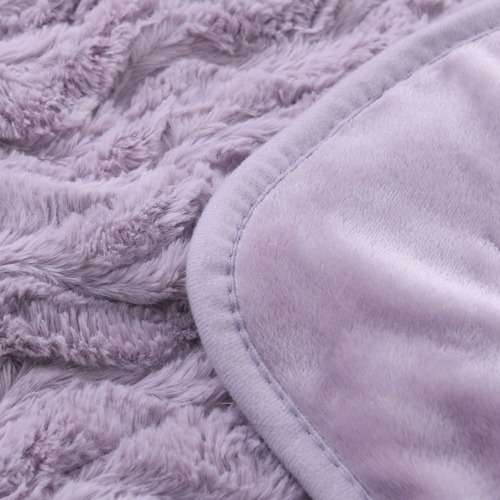 Dreamaker Extra Large Faux Fur Heated Throw | Temple & Webster