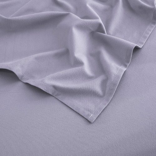 Dreamaker Micro Flannel Knitted Velvet Sheet Set | Temple & Webster