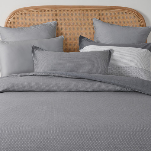Aldrin Home Artarmon Reversible Cotton Quilt Cover Set | Temple & Webster