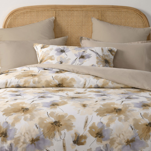 Aldrin Home Gallina Reversible Cotton Quilt Cover Set | Temple & Webster