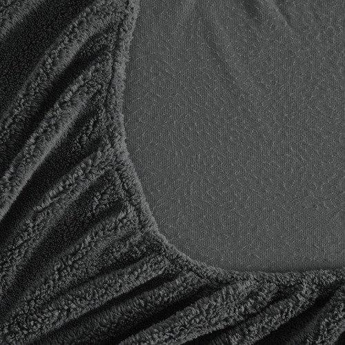 Aldrin Home Jasper Teddy Fleece Combo Fitted Sheet Set | Temple & Webster